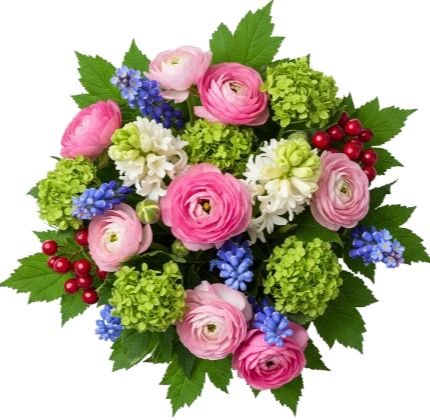 Beautiful Bright Spring Bouquet | Fresh Seasonal Flowers | Flowers Box ...