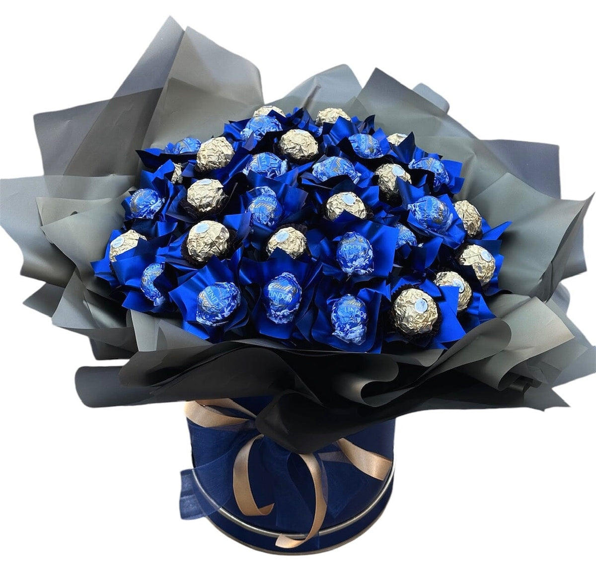 Blue and Black Luxe Box of Chocolate - Swift Delivery in London & UK ...