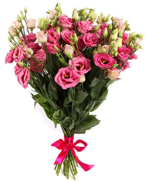 Classic Pink Lisianthus Bouquet – Elegant & Romantic Flowers by Flowers ...