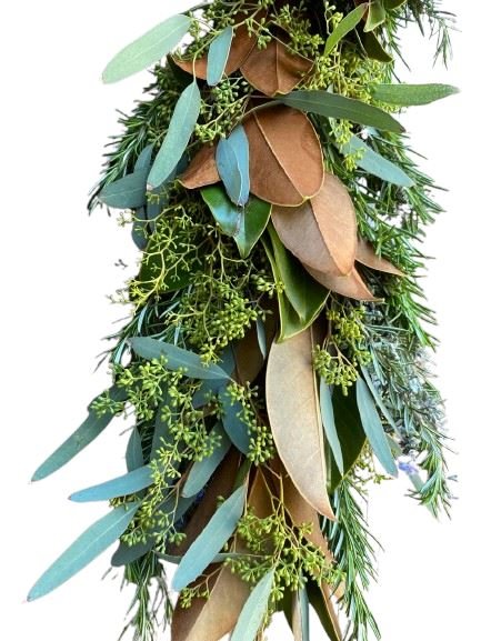 Fragrant Trio Greenery Garland – Fresh, Lush Greenery for Elegant Decor ...