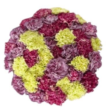 Charming Array: Jumble Carnations Bouquet| Flowers Box London