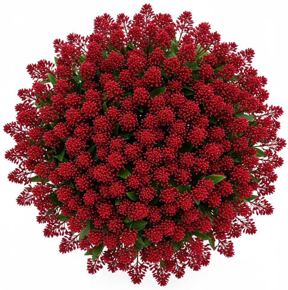 Luxury Skimmia Rubella Bouquet – Elegant Seasonal Arrangement | Flowers ...