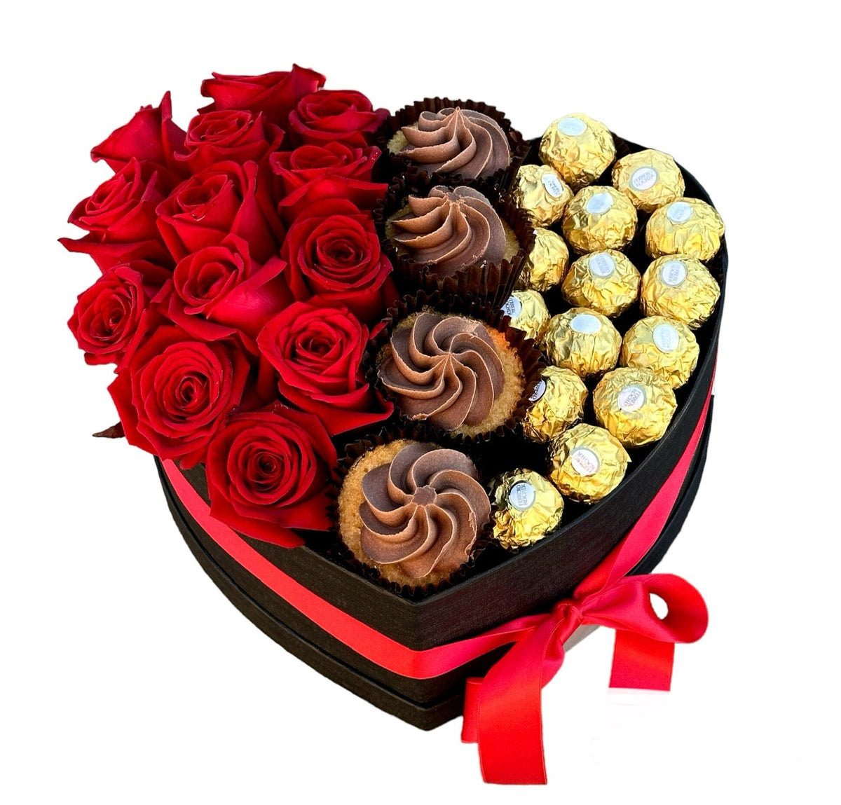 Roses and Sweets in a Box – Flowers Box London