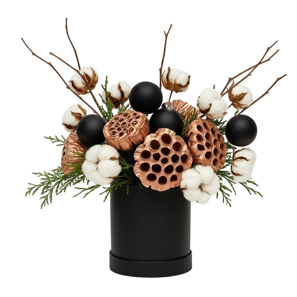 Rustic Creative Festive Box – Unique Seasonal Arrangement by Flowers ...