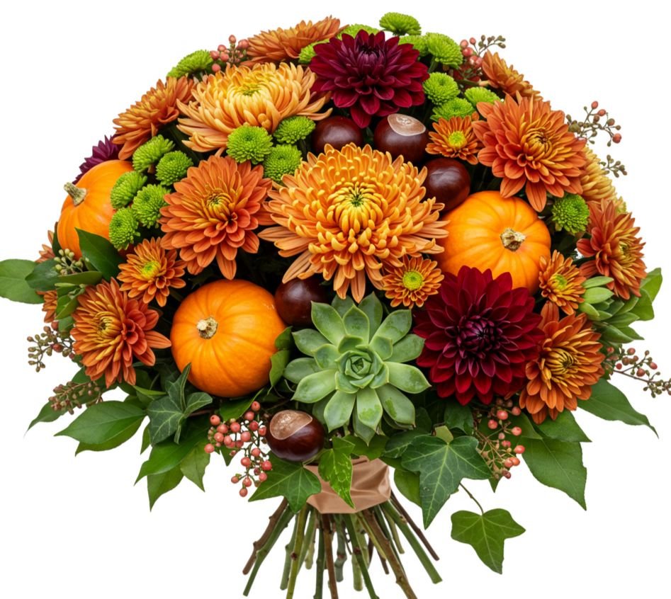 Seasonal Splendor Harvest Bouquet – Vibrant Autumn Flowers by Flowers ...