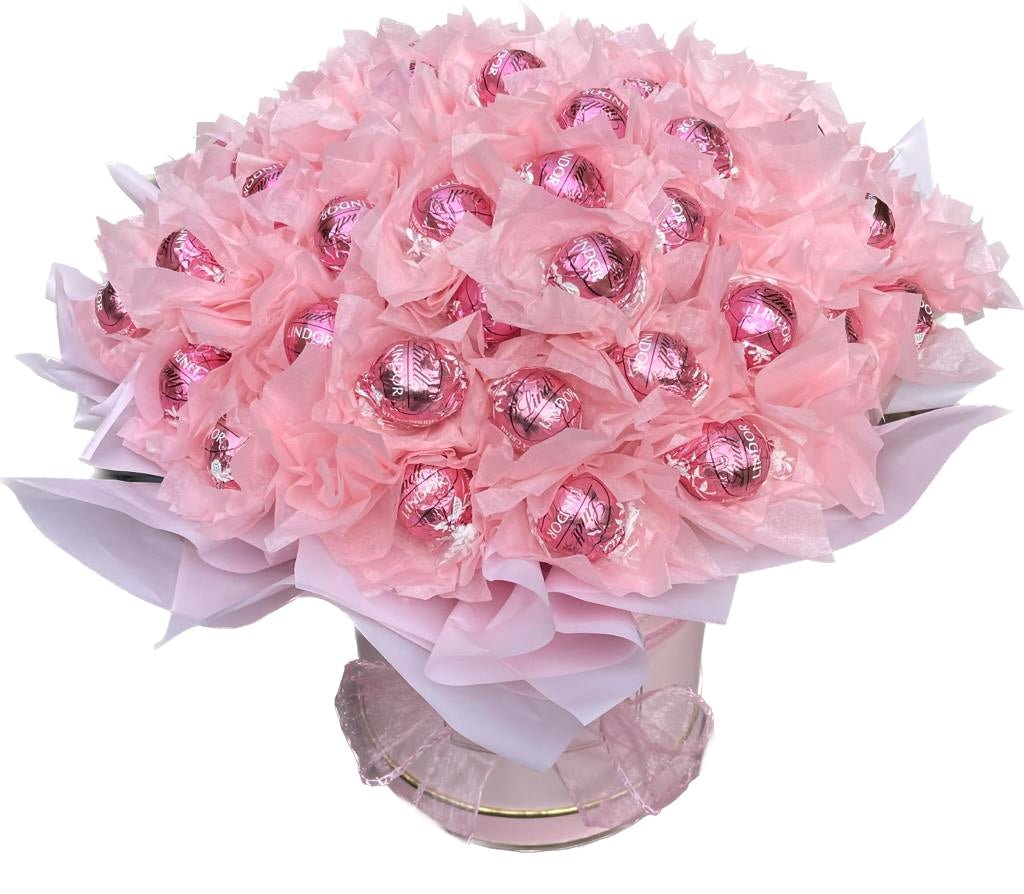 Chocolates in Box with Light Pink Wrapper | Elegant Gift Treat - Order ...