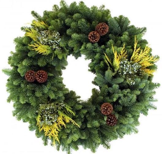 Conifer and Spruce Christmas Wreath - Fresh Holiday Decor | Order Now ...