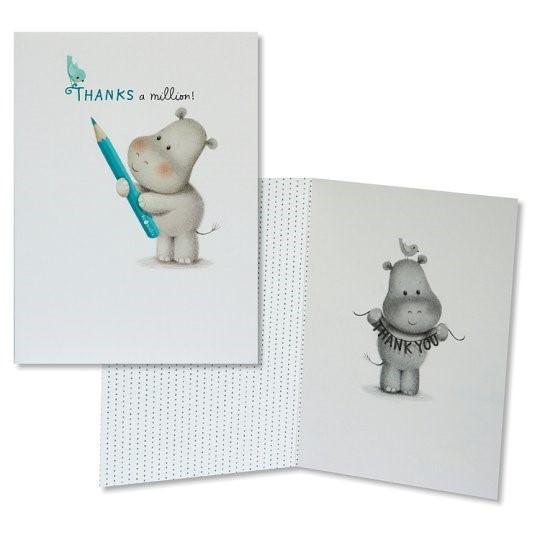 Thank You Card Thanks A Milion! – Flowers Box London